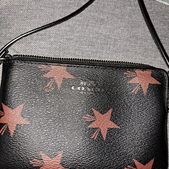 Coach | Bags | Coach Black Star Pattern Wrislet | Poshmark